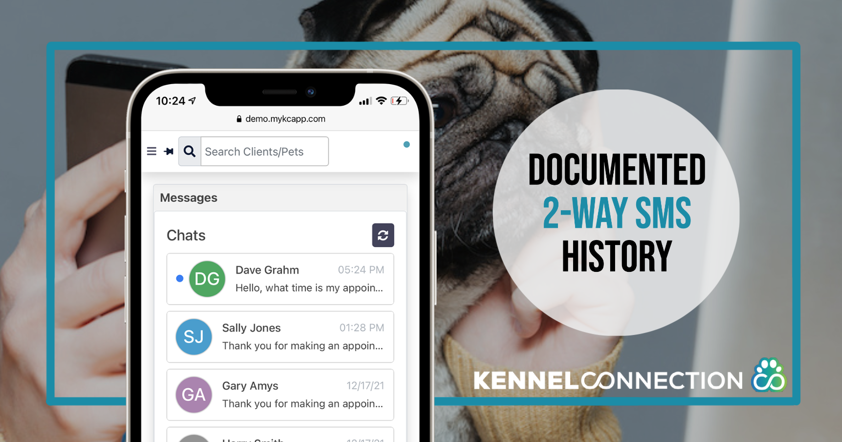 Integrated Texting | Kennel Connection
